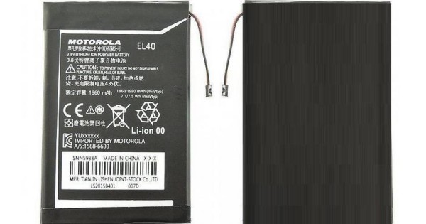 Motorola Moto E XT1021 Battery | EL40 | ORIGINAL | Cellspare